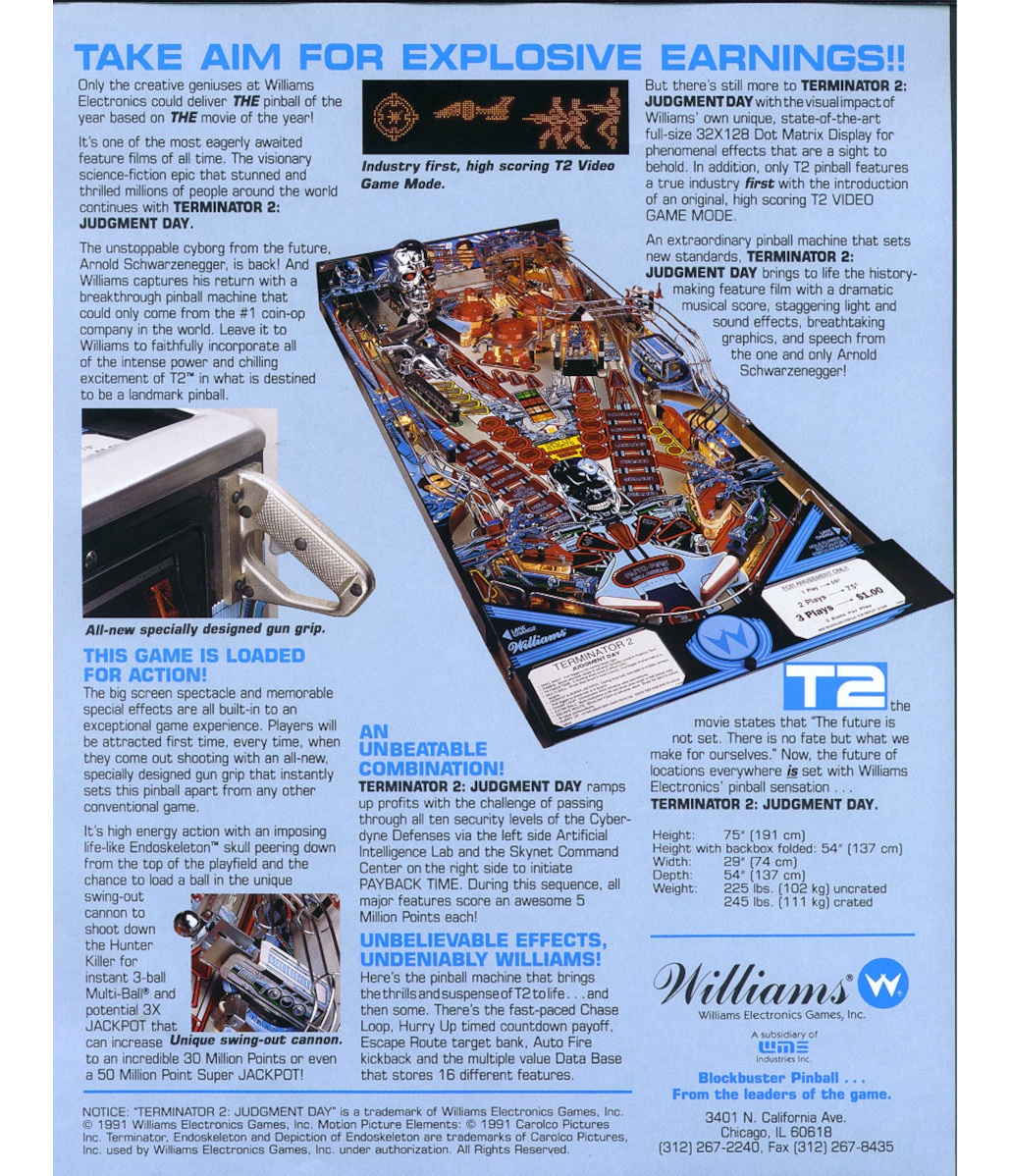 Terminator 2 – Rocky Mountain Pinball Company