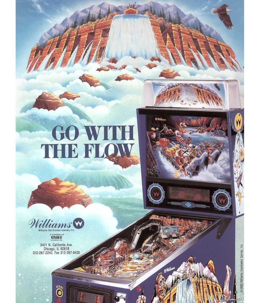 White Water – Rocky Mountain Pinball Company